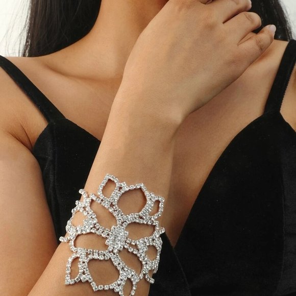 Jewelry | 349 Sparkle Rhinestone Decor Bracelet | Poshmark